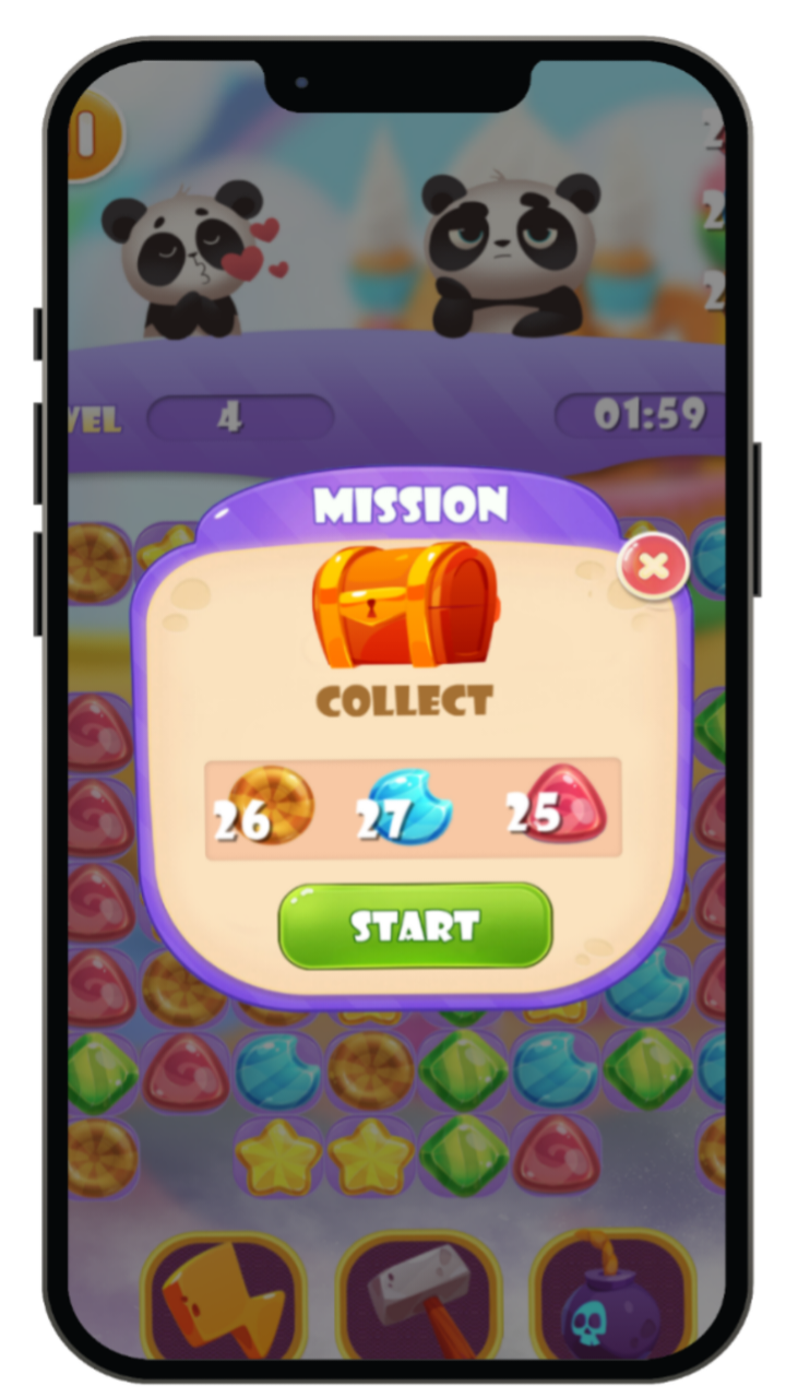 Panda Candy Moves android iOS apk download for free-TapTap
