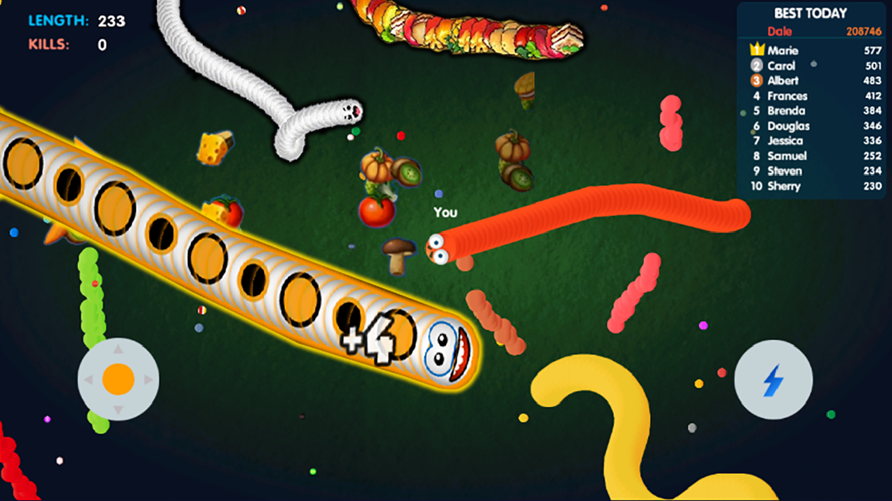Hungry worm zone: cacing lapar android iOS-TapTap