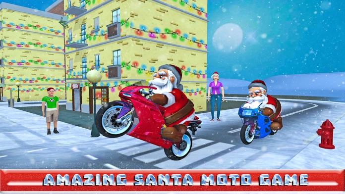 Crazy Santa Moto Gift Delivery Simulator for Android/iOS