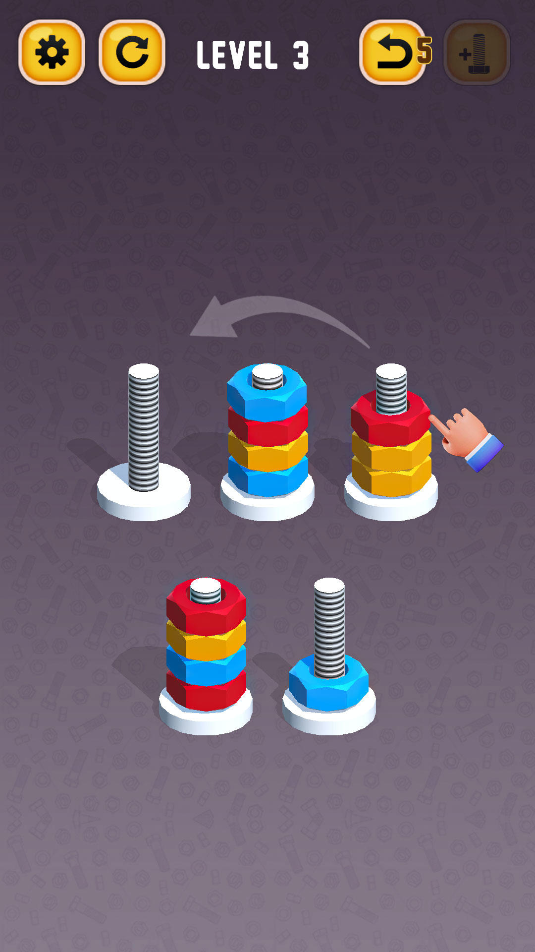 Bolts Color Sorting Nuts Sort android iOS apk download for free-TapTap