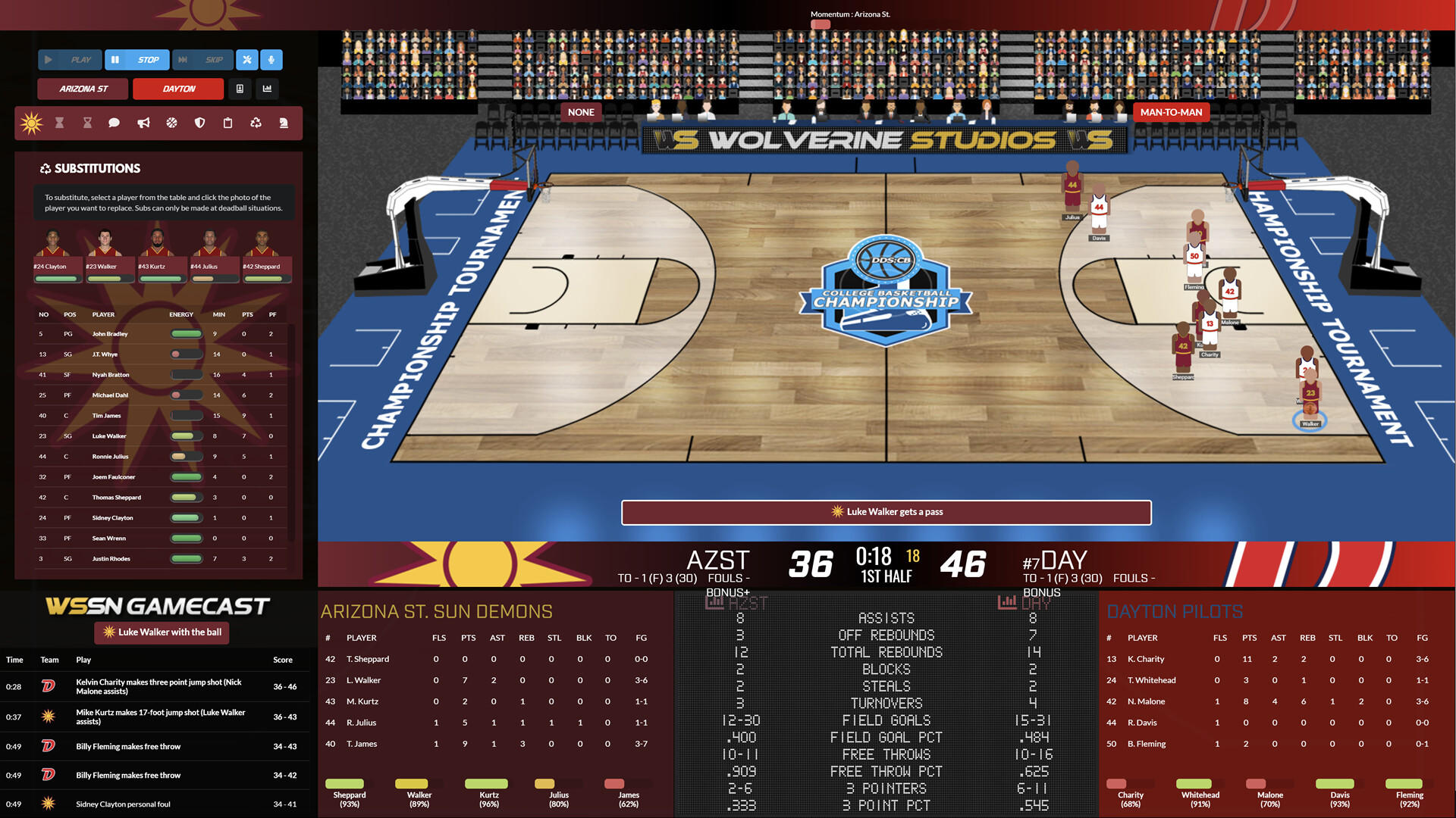 Draft Day Sports: College Basketball 2024 for Android/iOS