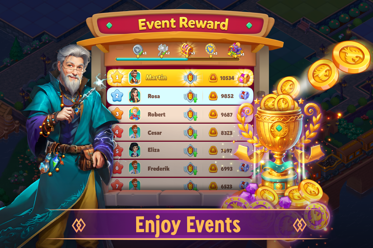 Wizard World: Magic Merge android iOS apk download for free-TapTap