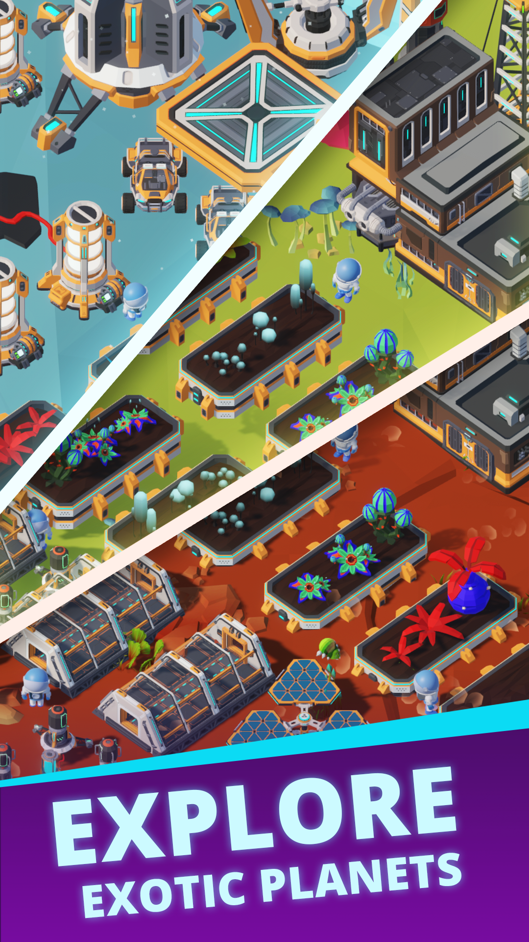 Mars colony. Idle miner empire android iOS-TapTap