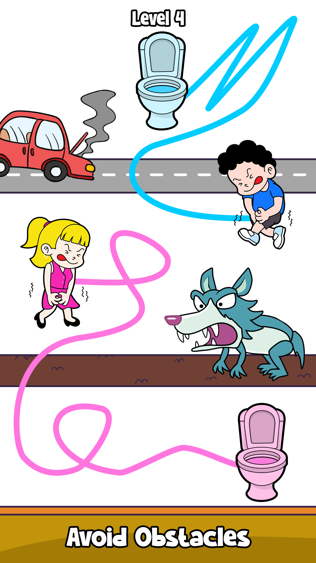 Toilet Rush Race: Draw Puzzle android iOS-TapTap
