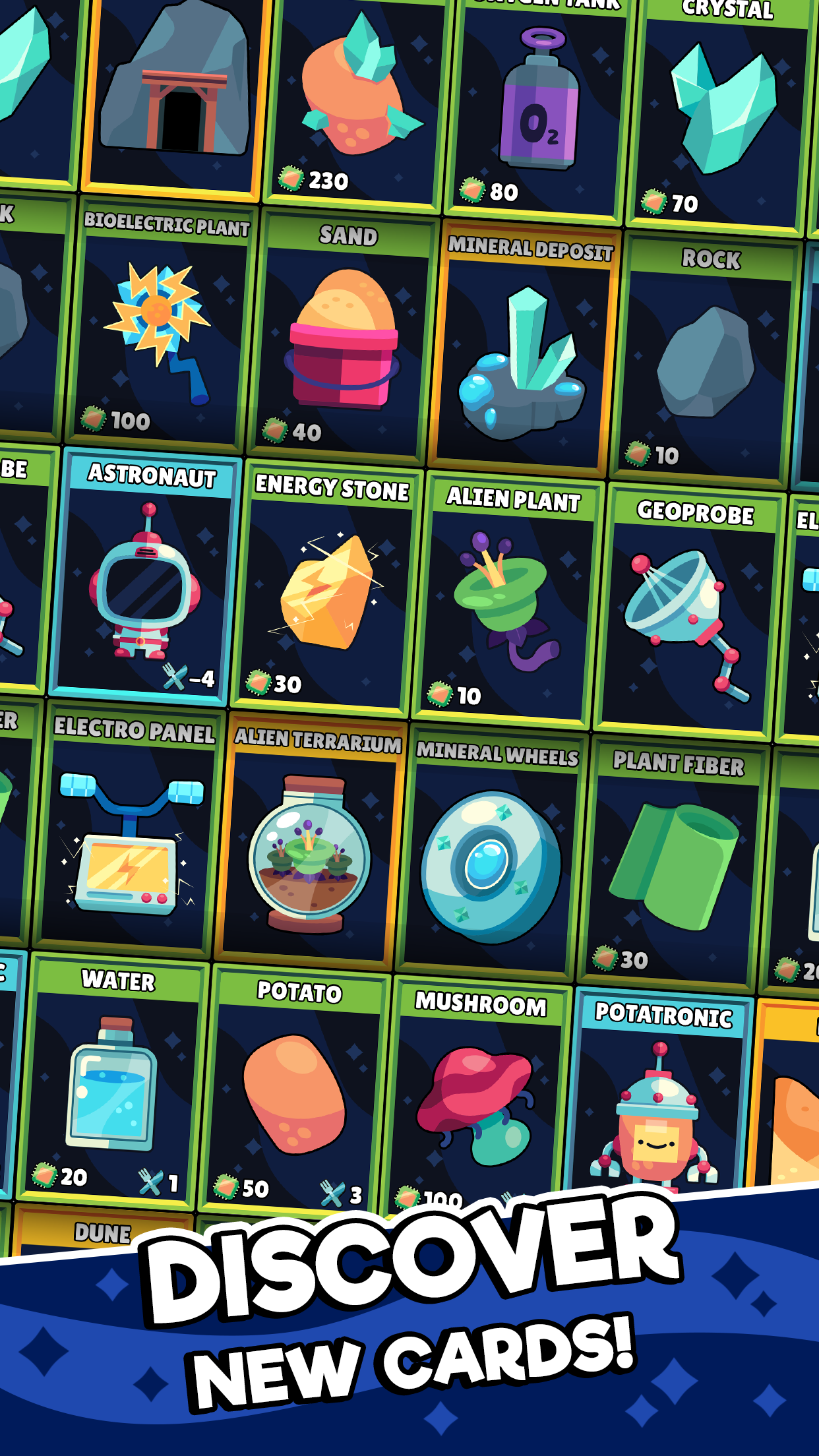 Download Potatoes on Mars: Stack Cards 1.0 for Android/iOS APK - TapTap