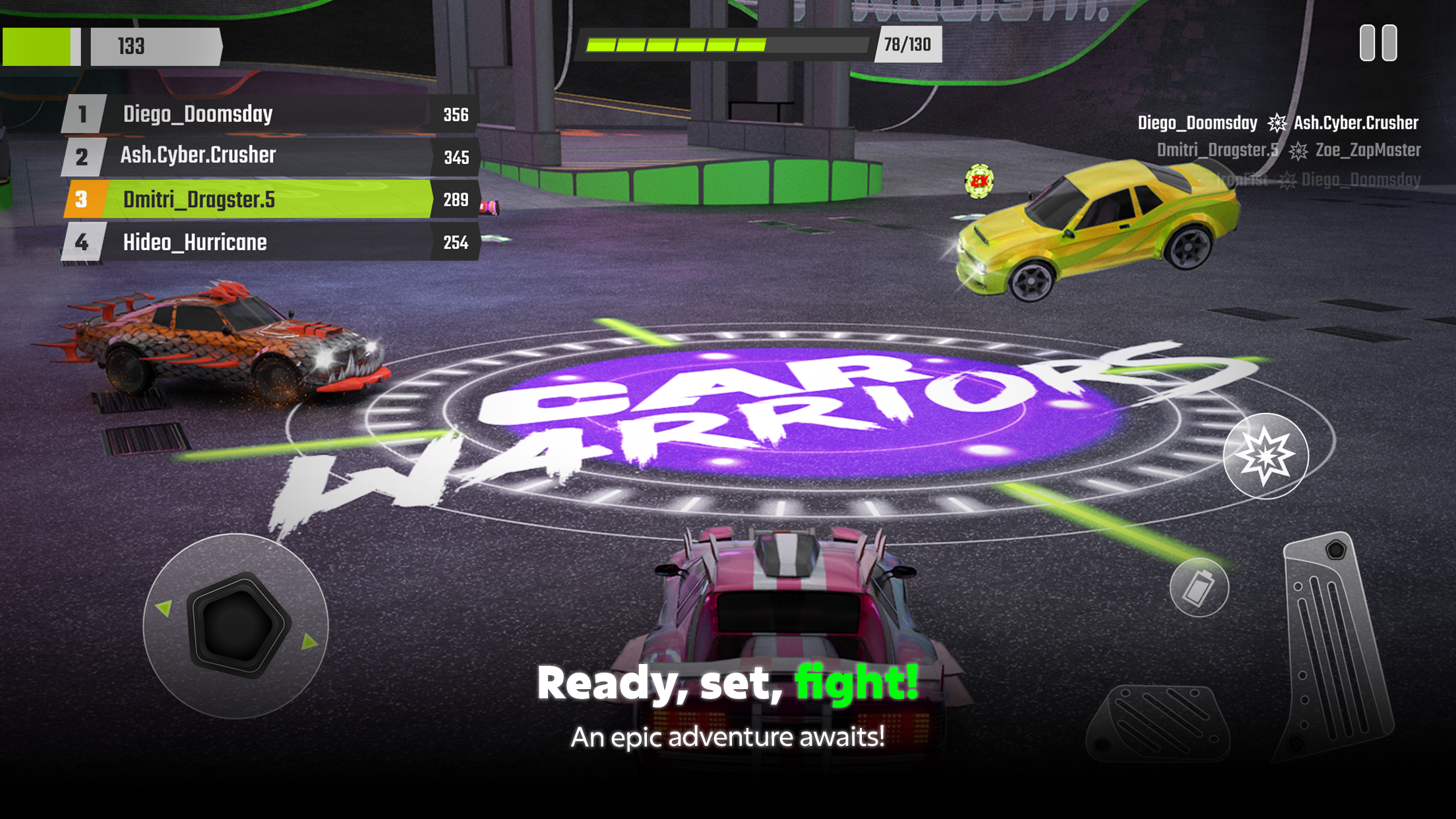 Car Warriors: PvP Battle Arena android iOS apk download for free-TapTap