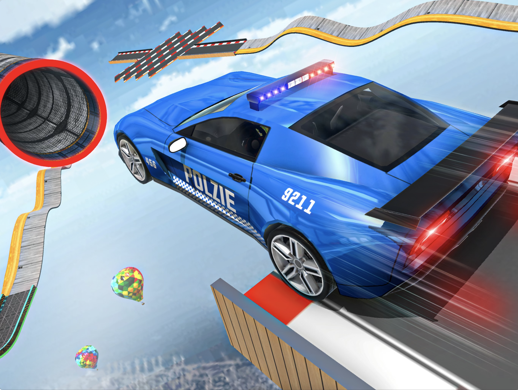 Police Car Stunts: GT Racing android iOS-TapTap