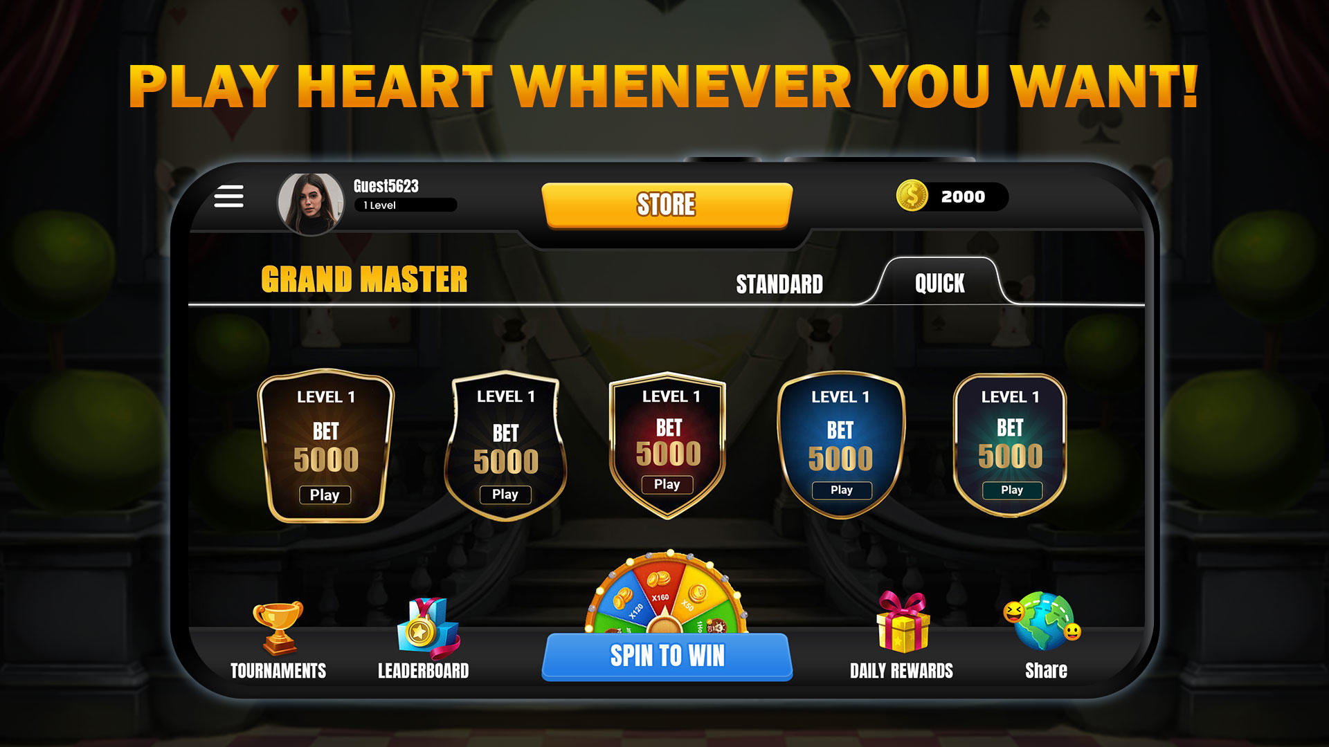 Hearts Card Game android iOS-TapTap