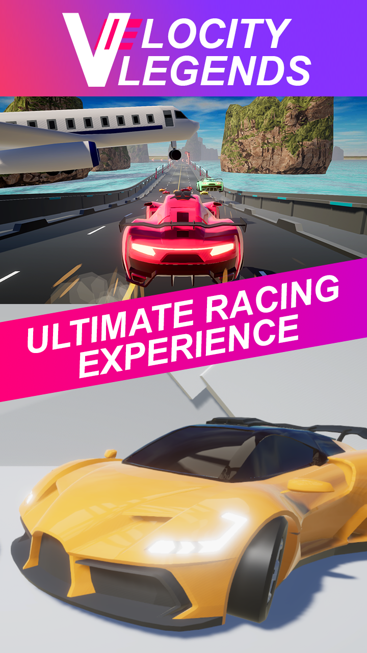 Velocity Legends - Crazy Car Action Racing Game for Android/iOS