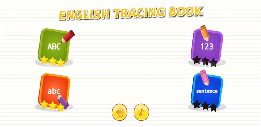 English tracing book android iOS-TapTap