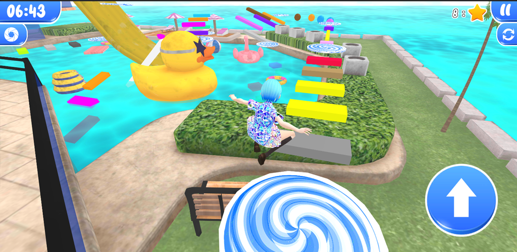Swimming Pool Anime Parkour android iOS apk download for free-TapTap