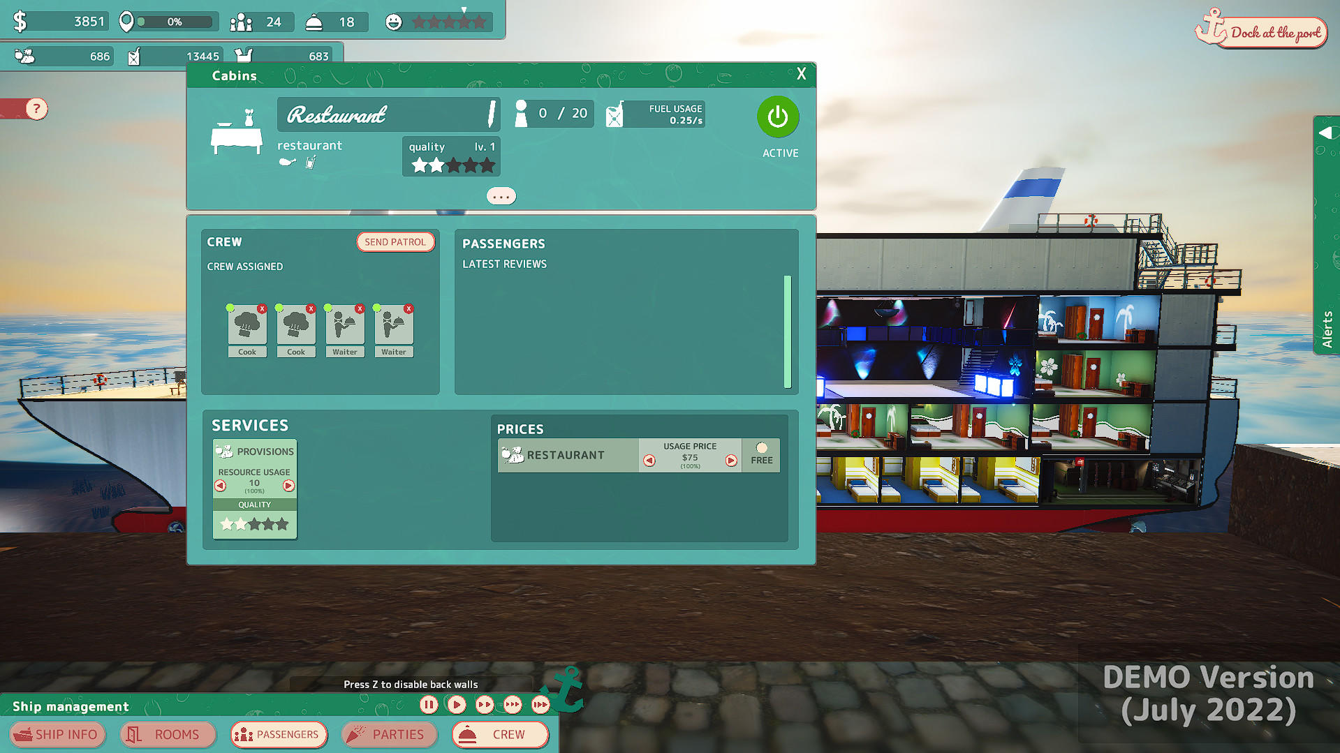 Cruise Ship Manager android iOS-TapTap