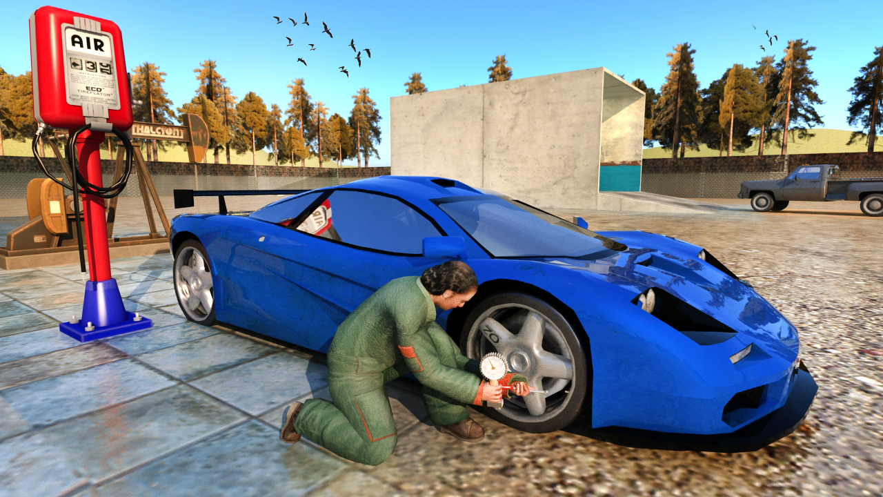 Tyre Shop Car Mechanic Games android iOS apk download for free-TapTap