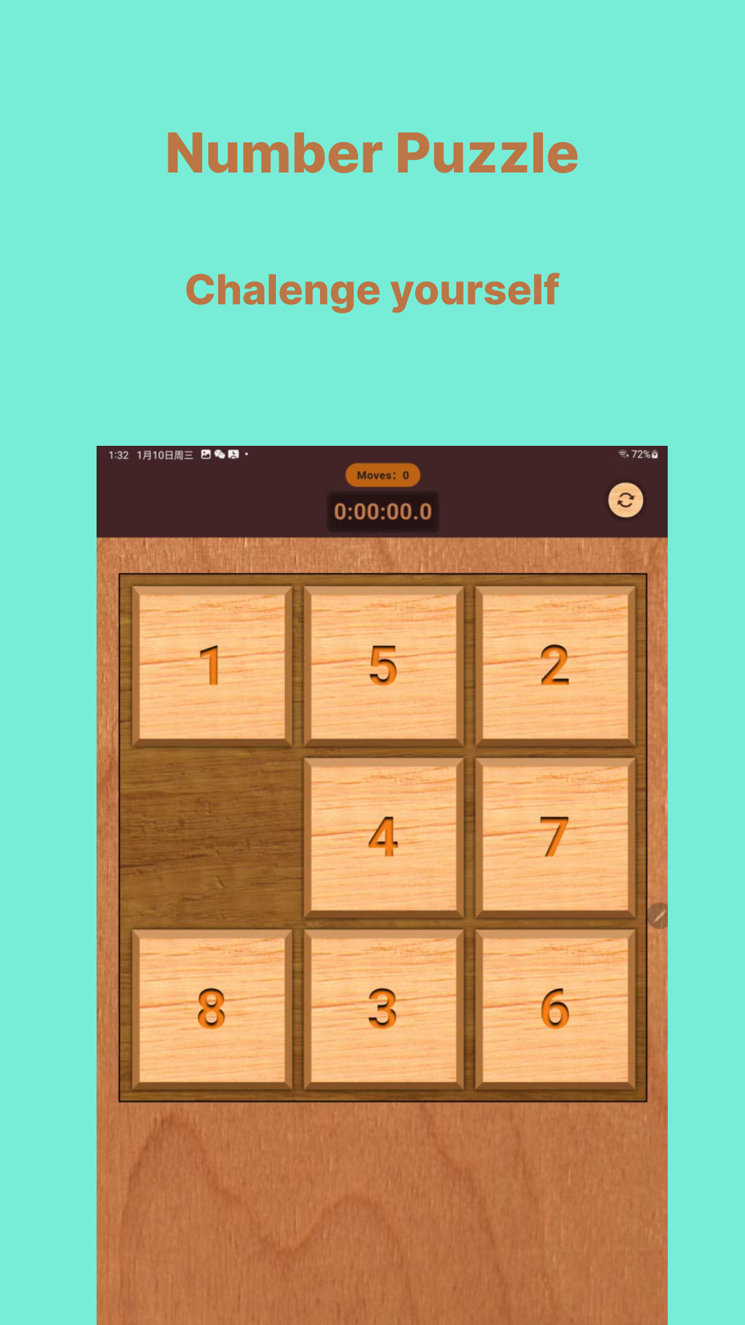 Number Slide Puzzle android iOS apk download for free-TapTap