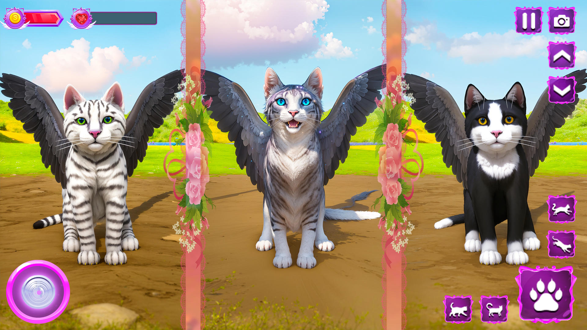 Flying Wild Cat Care Sim 3D for Android/iOS - TapTap