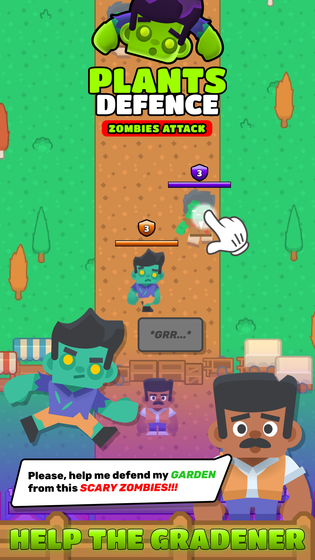 Plants Defence: Zombies Attack android iOS-TapTap