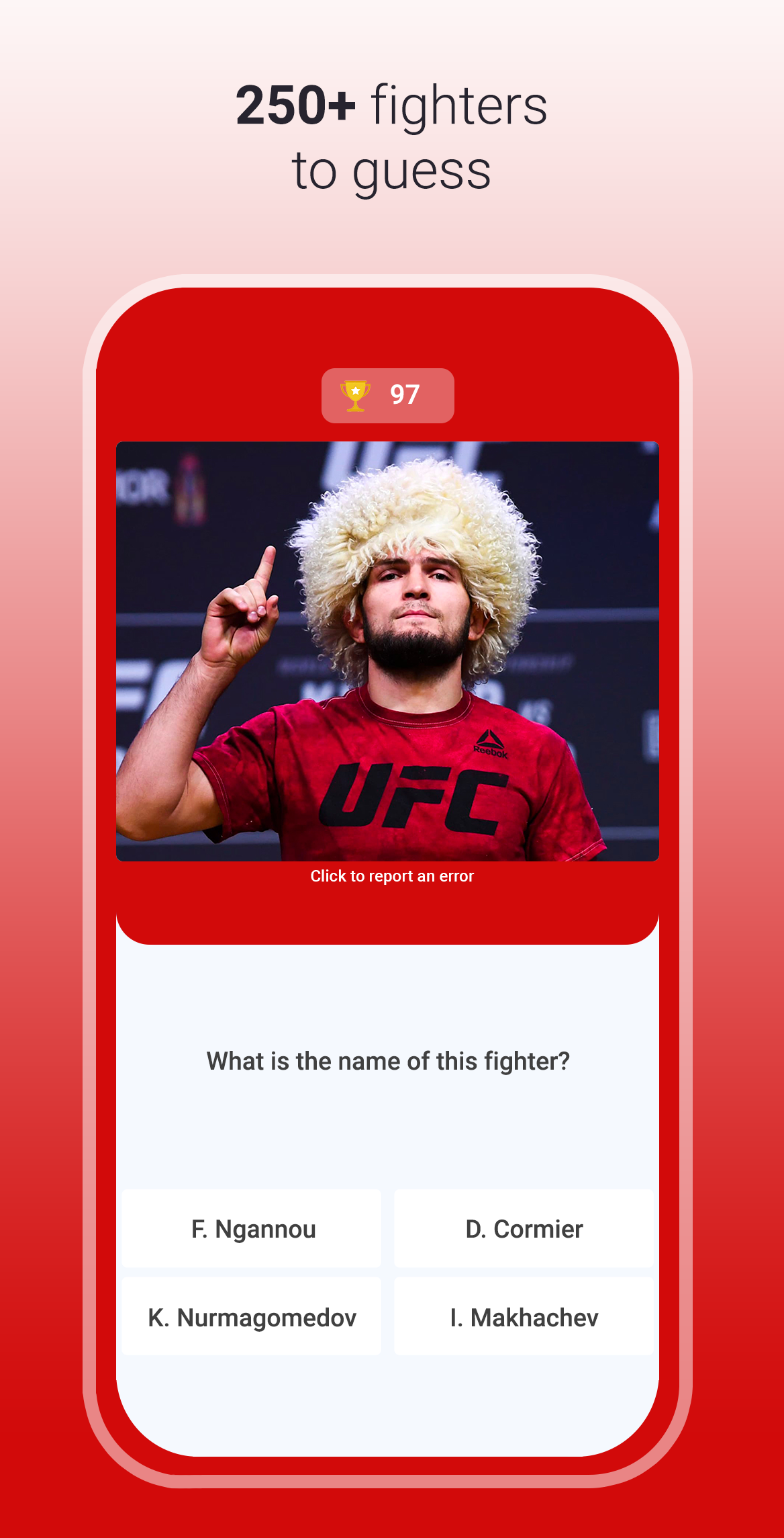 Quiz MMA - Guess the Fighter android iOS apk download for free-TapTap