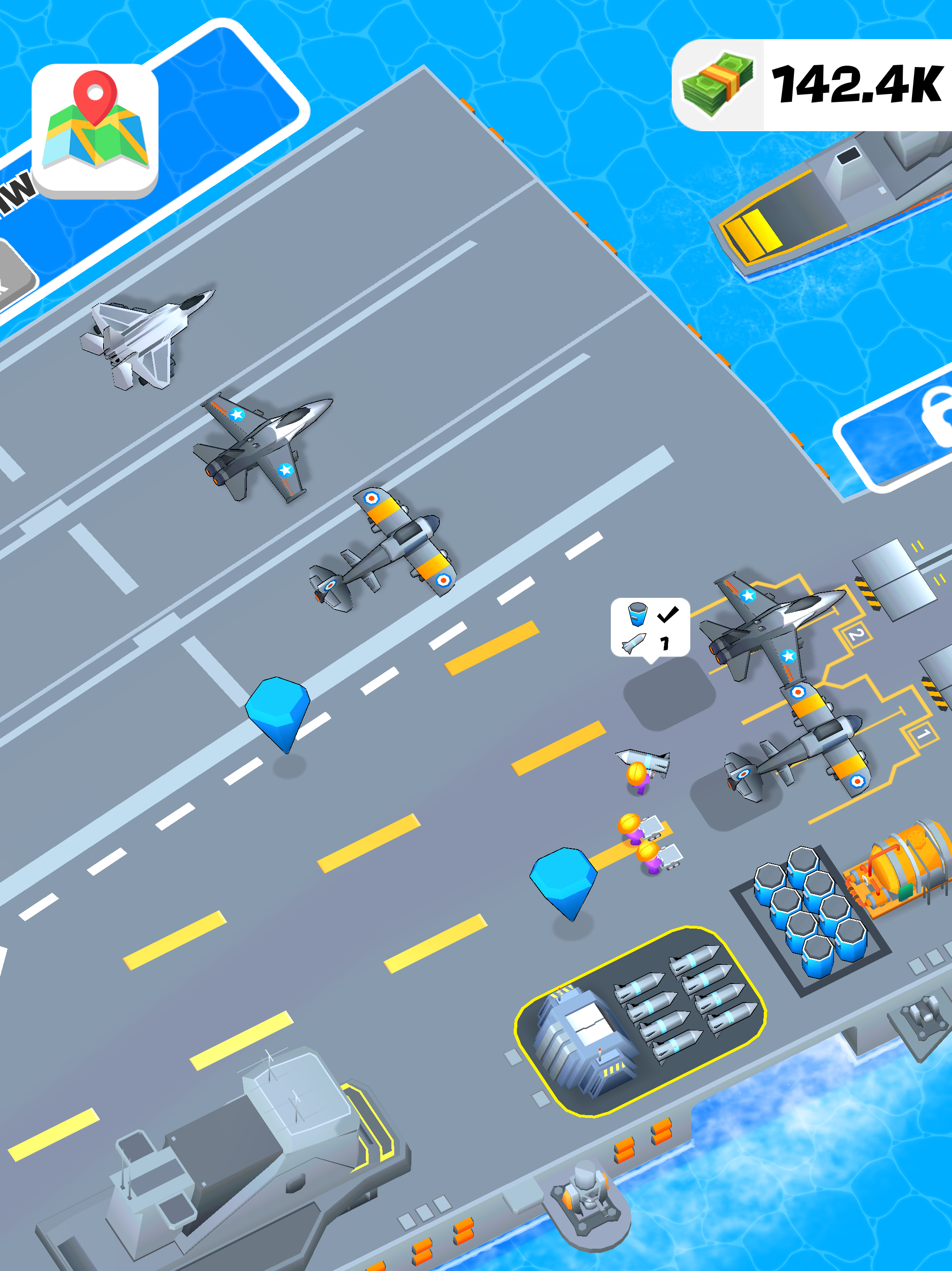 Idle Aircraft Carrier android iOS apk download for free-TapTap