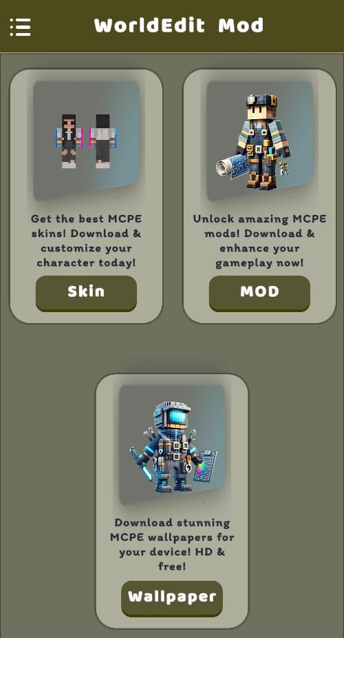 WorldEdit Mod For MCPE for Android/iOS - TapTap