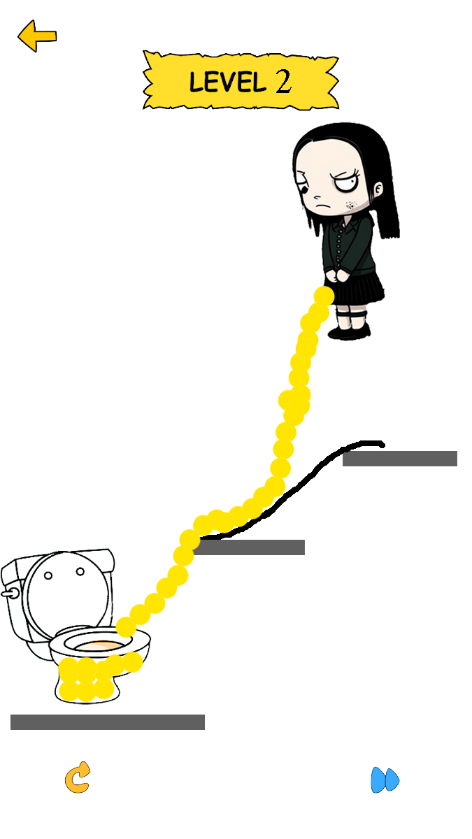 Draw path to toilet : pee rush android iOS-TapTap