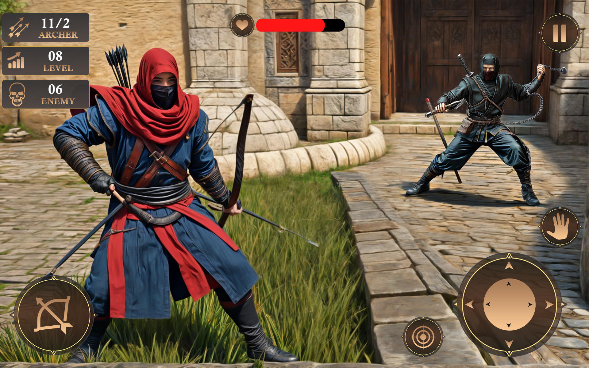 Ninja Samurai Archer Shooting android iOS apk download for free-TapTap
