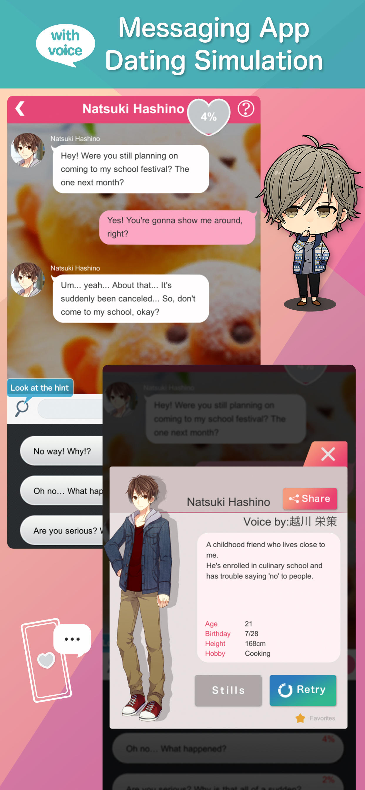 Otome Chat Connection android iOS apk download for free-TapTap