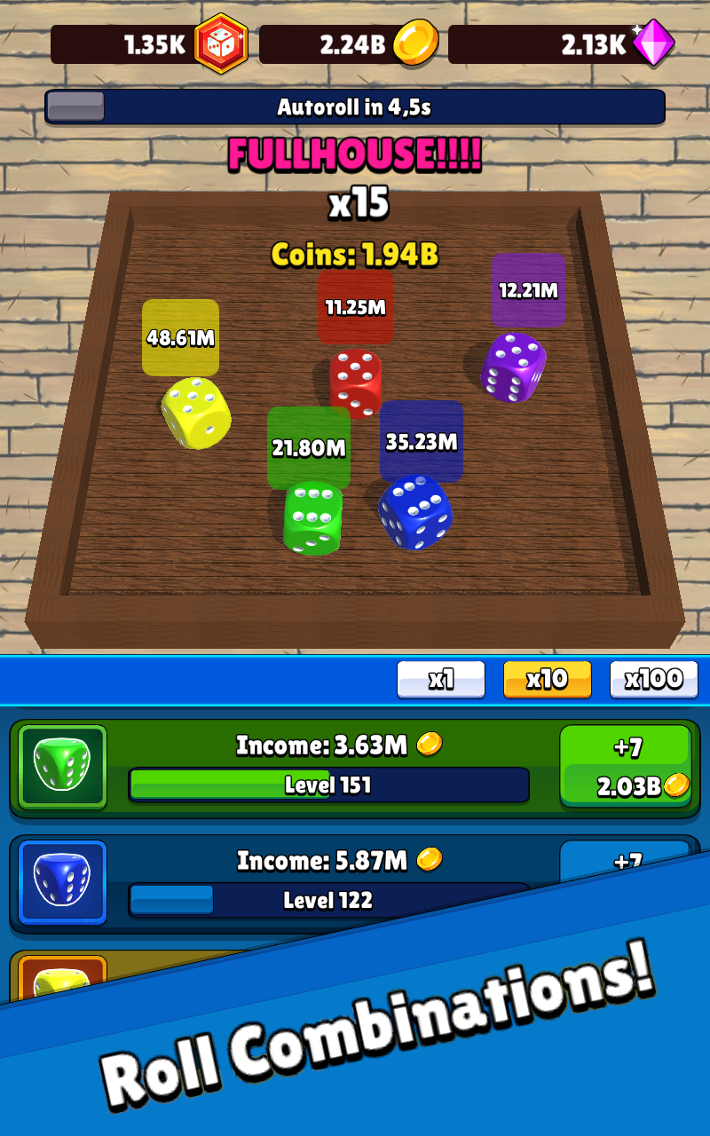 Download Idle Dice 3D: Incremental Game 0.0.30 for Android/iOS APK - TapTap