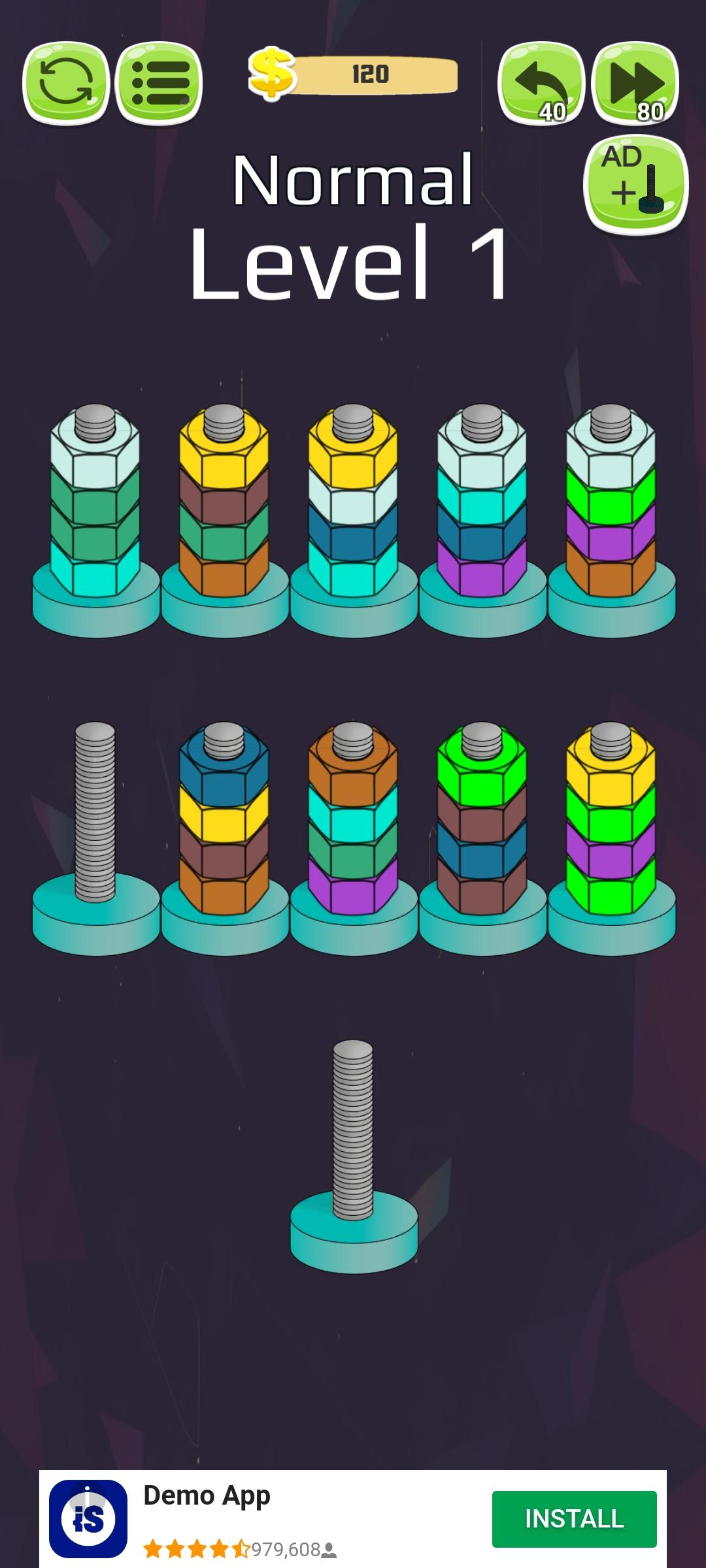 Nut and bolt sort android iOS apk download for free-TapTap
