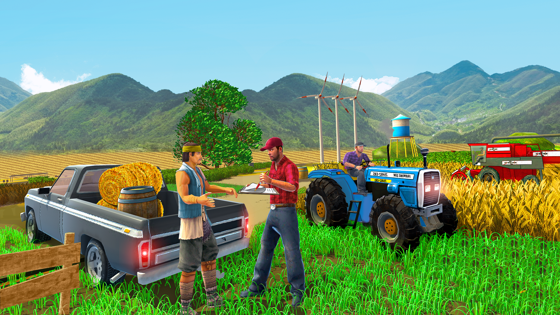 Real Tractor- Farm driving Sim android iOS-TapTap