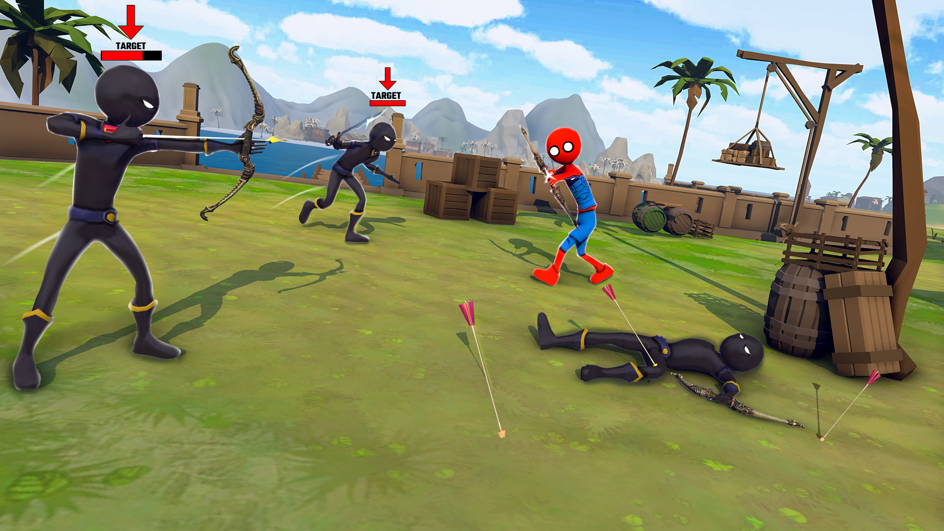 Superhero Archer Stickman Game android iOS-TapTap
