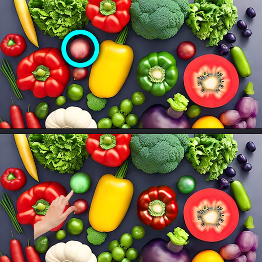 Find the differences vegetable for Android/iOS - TapTap