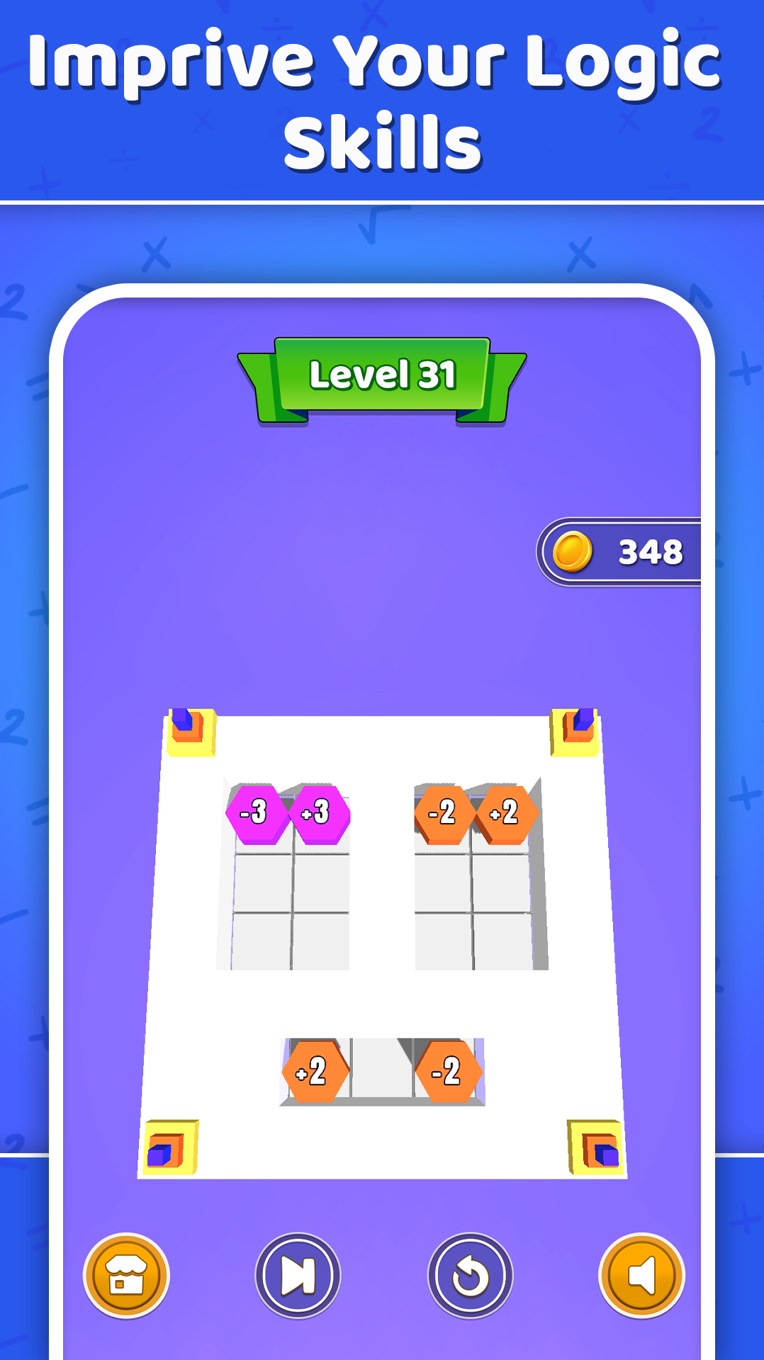 Math block Puzzle Make it Zero android iOS apk download for free-TapTap
