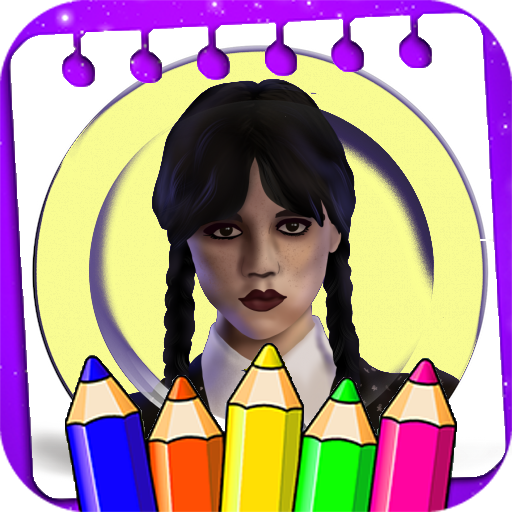 Wednesday Addams Coloring Book for Android/iOS - TapTap