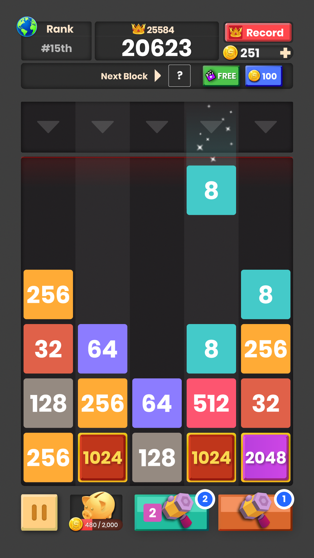 Drop & Merge: Number Puzzle 2048 android iOS-TapTap
