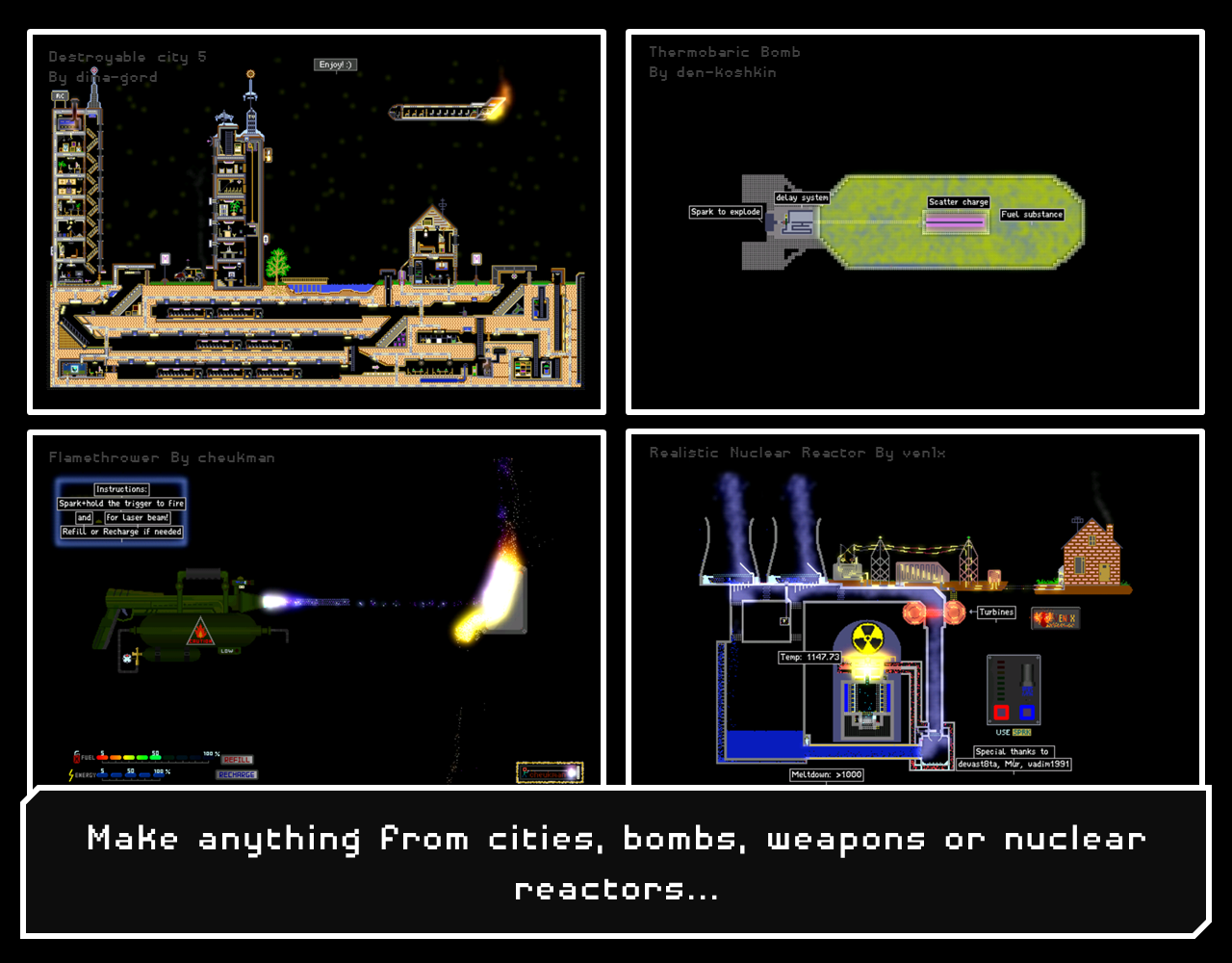 무료 다운로드 The Powder Toy 최신 버전 Android/iOS용 APK - TapTap