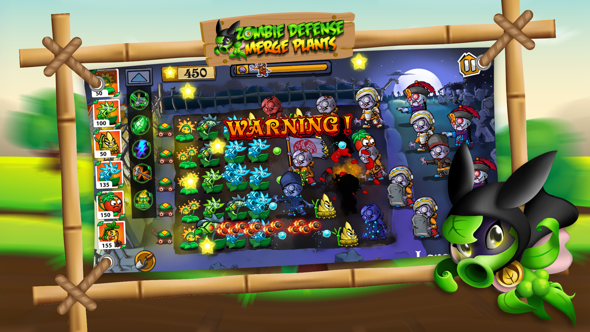 Zombie Defense - Merge Plants android iOS-TapTap