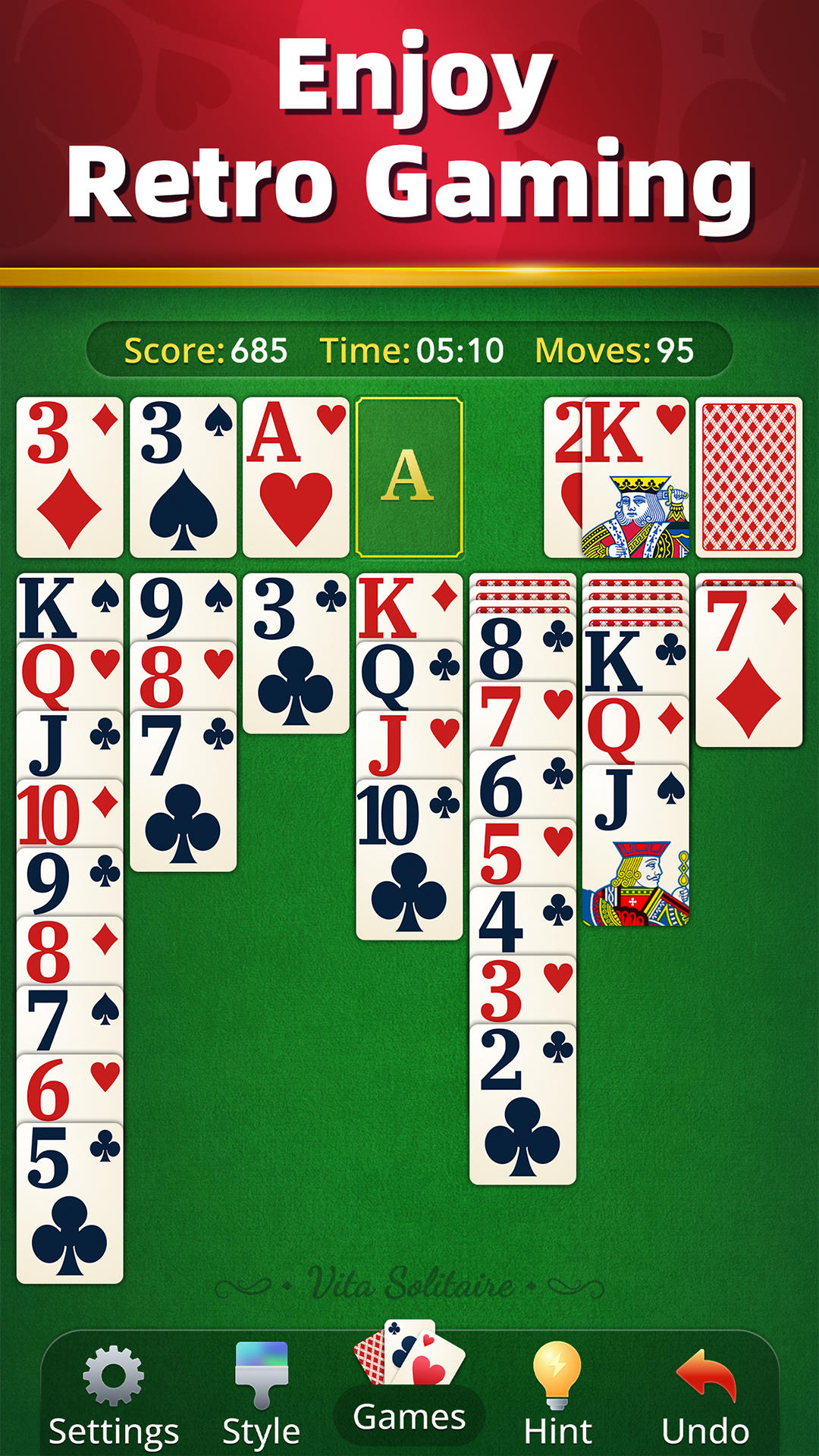 Vita Solitaire for Seniors for Android/iOS - TapTap