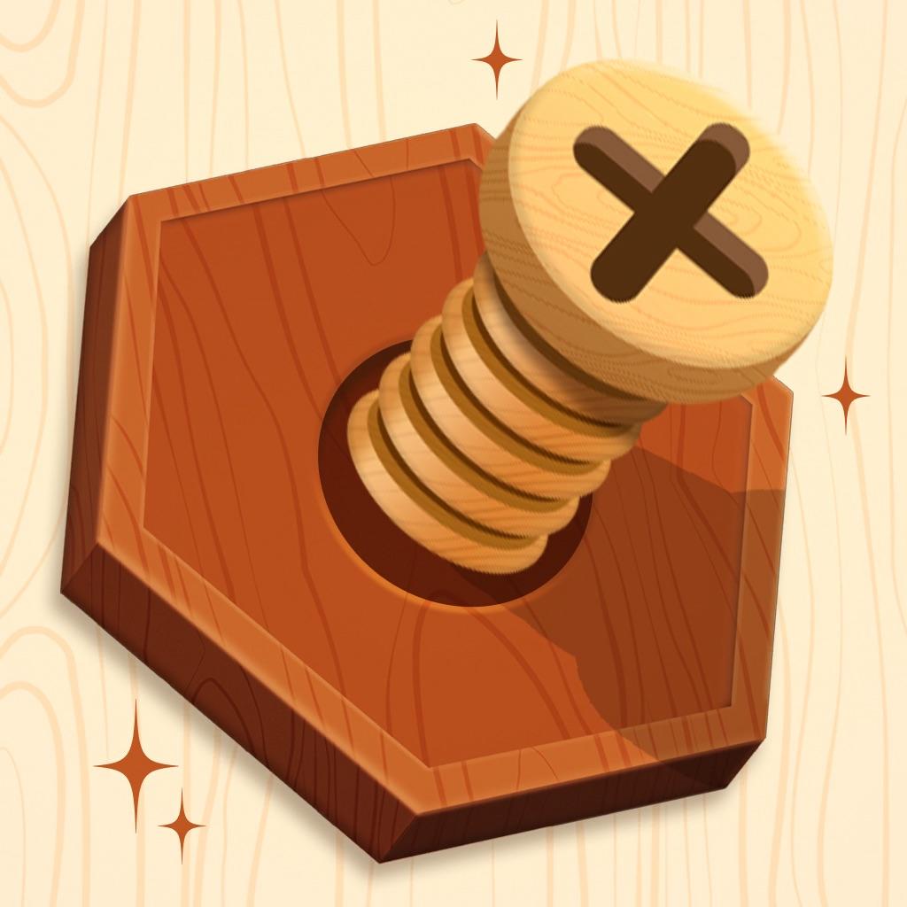 Tangle Screw - Wood Nut Bolt for Android/iOS - TapTap
