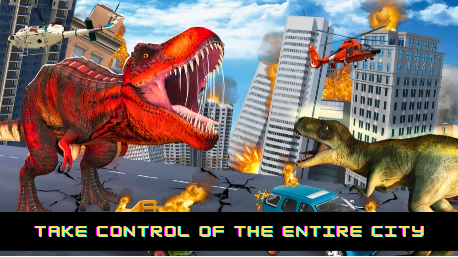 Rampage Dinosaur- Smash City android iOS apk download for free-TapTap