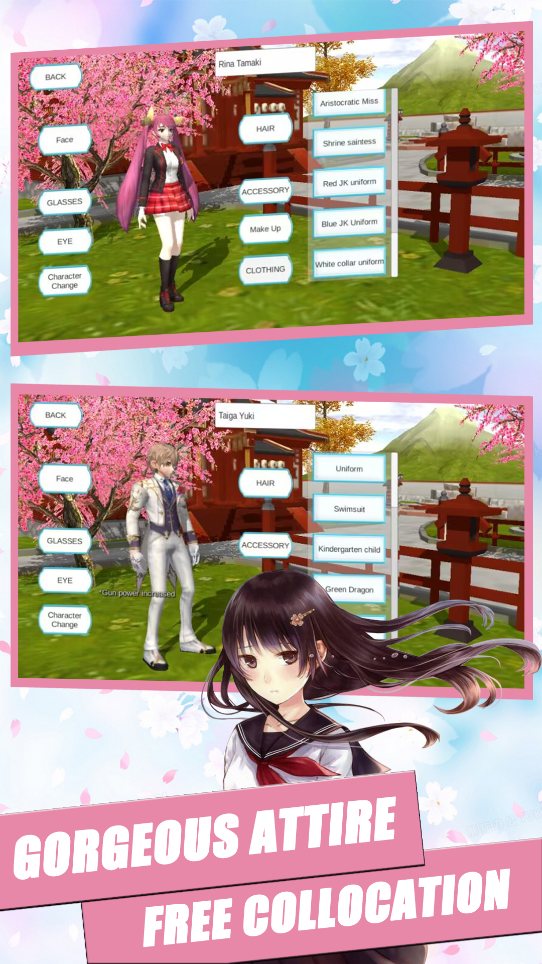 Girl high school simulator 3D android iOS-TapTap