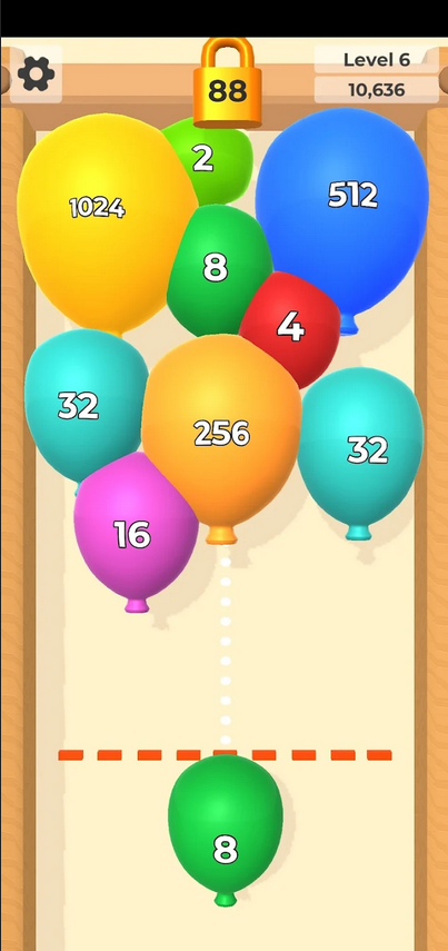 Balloons Merge 2048 android iOS apk download for free-TapTap