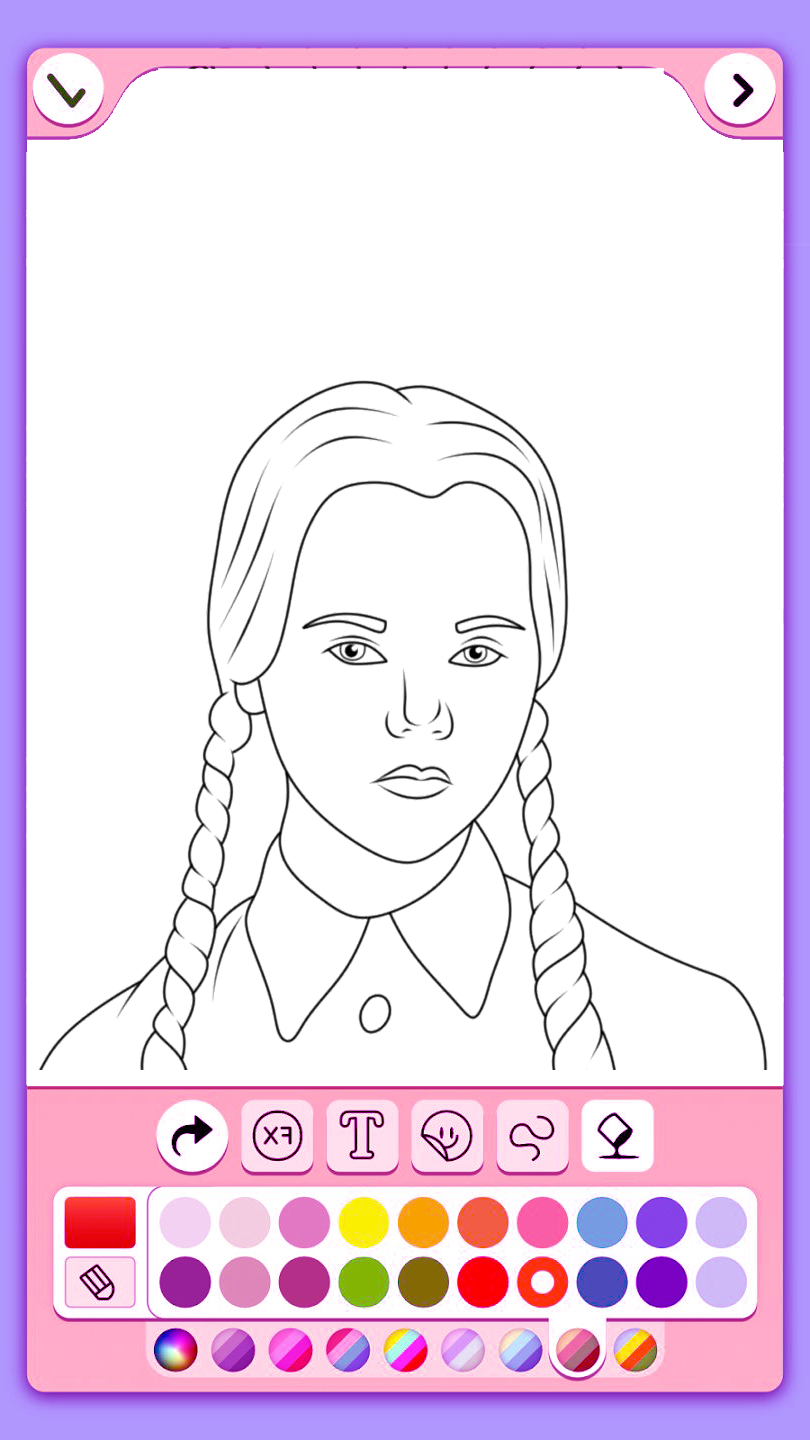 Wednesday Addams Coloring Book android iOS apk download for free-TapTap