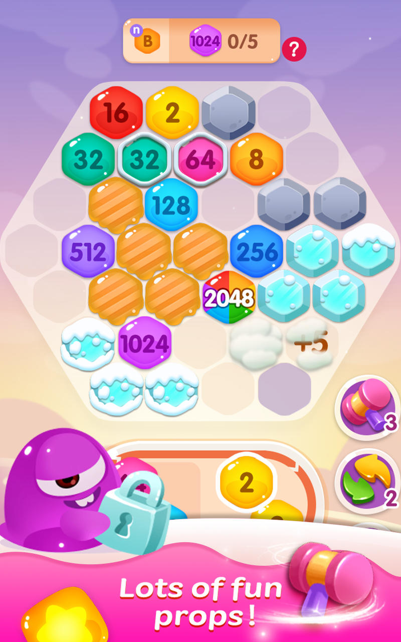 2048 Hexa! Merge Block Puzzles Game to BIG WIN android iOS apk download for free-TapTap