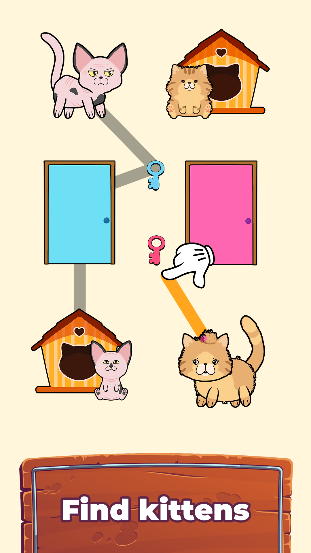 Cat Rush Puzzle: Draw To Save android iOS apk download for free-TapTap