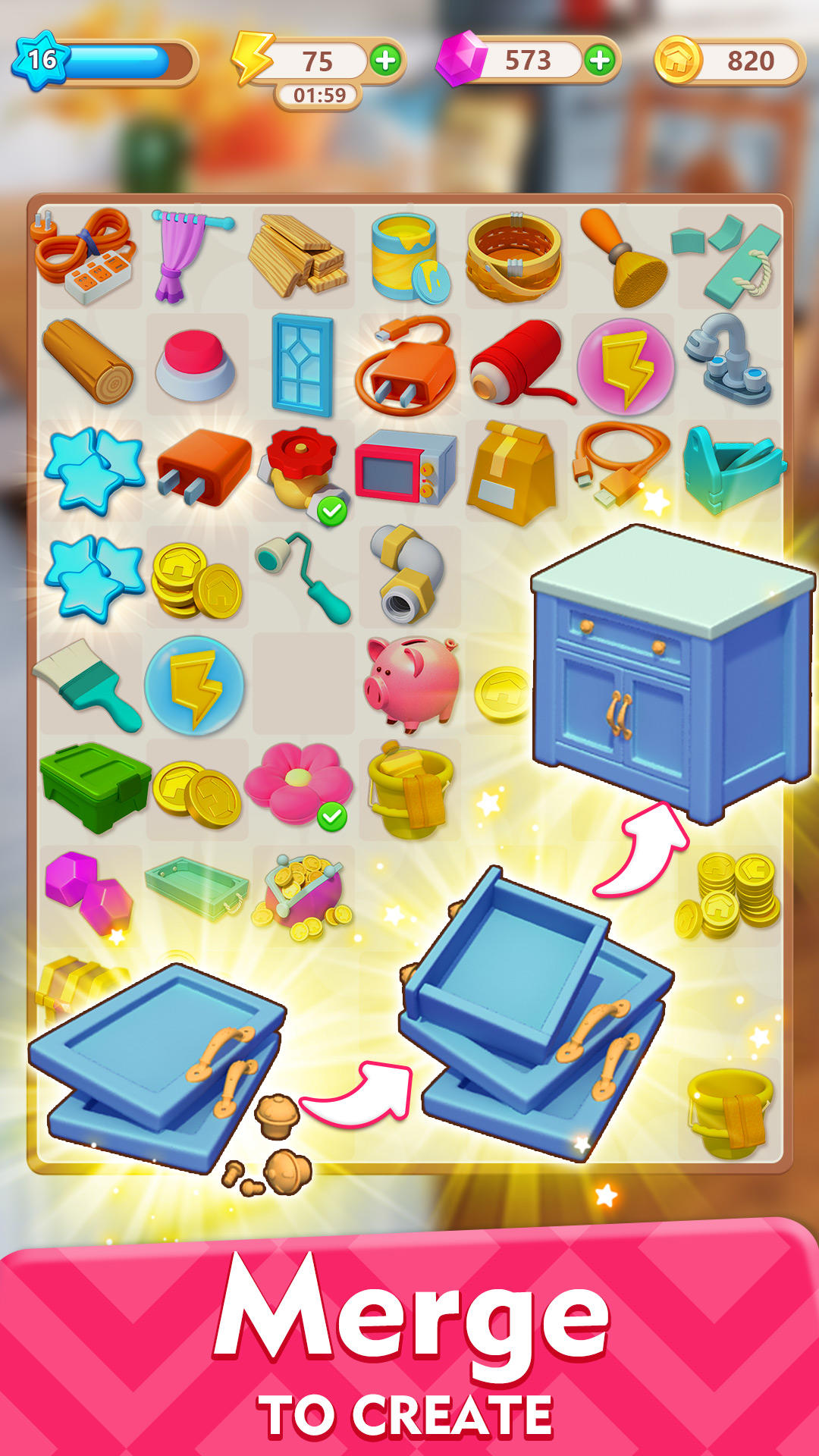 Happy Merge Estate android iOS apk download for free-TapTap