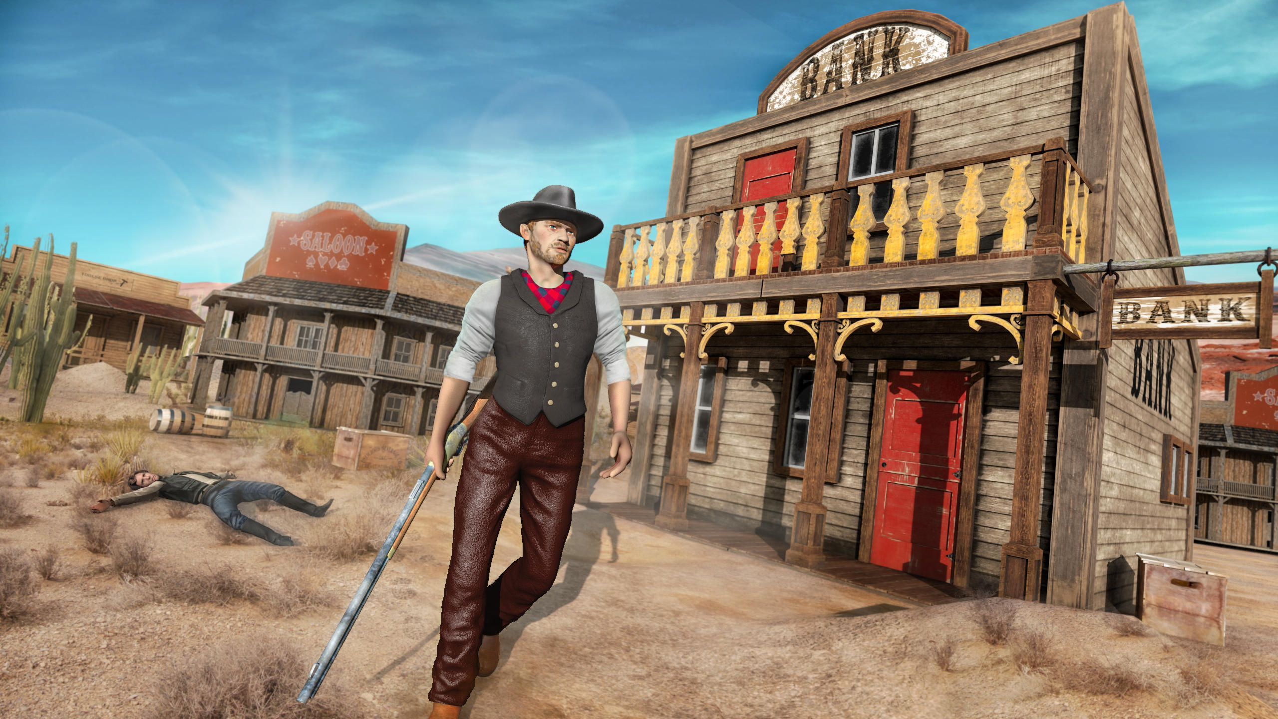 West Cowboy Gun Shooting Games android iOS-TapTap