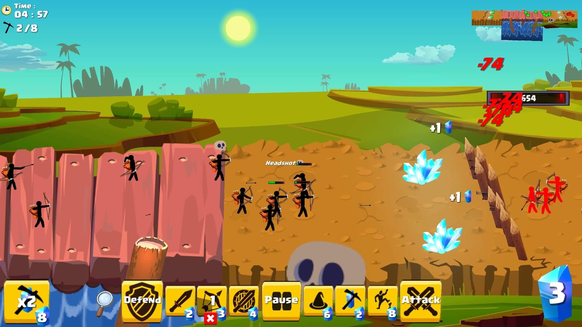 Stickman the mighty quest 2 android iOS-TapTap