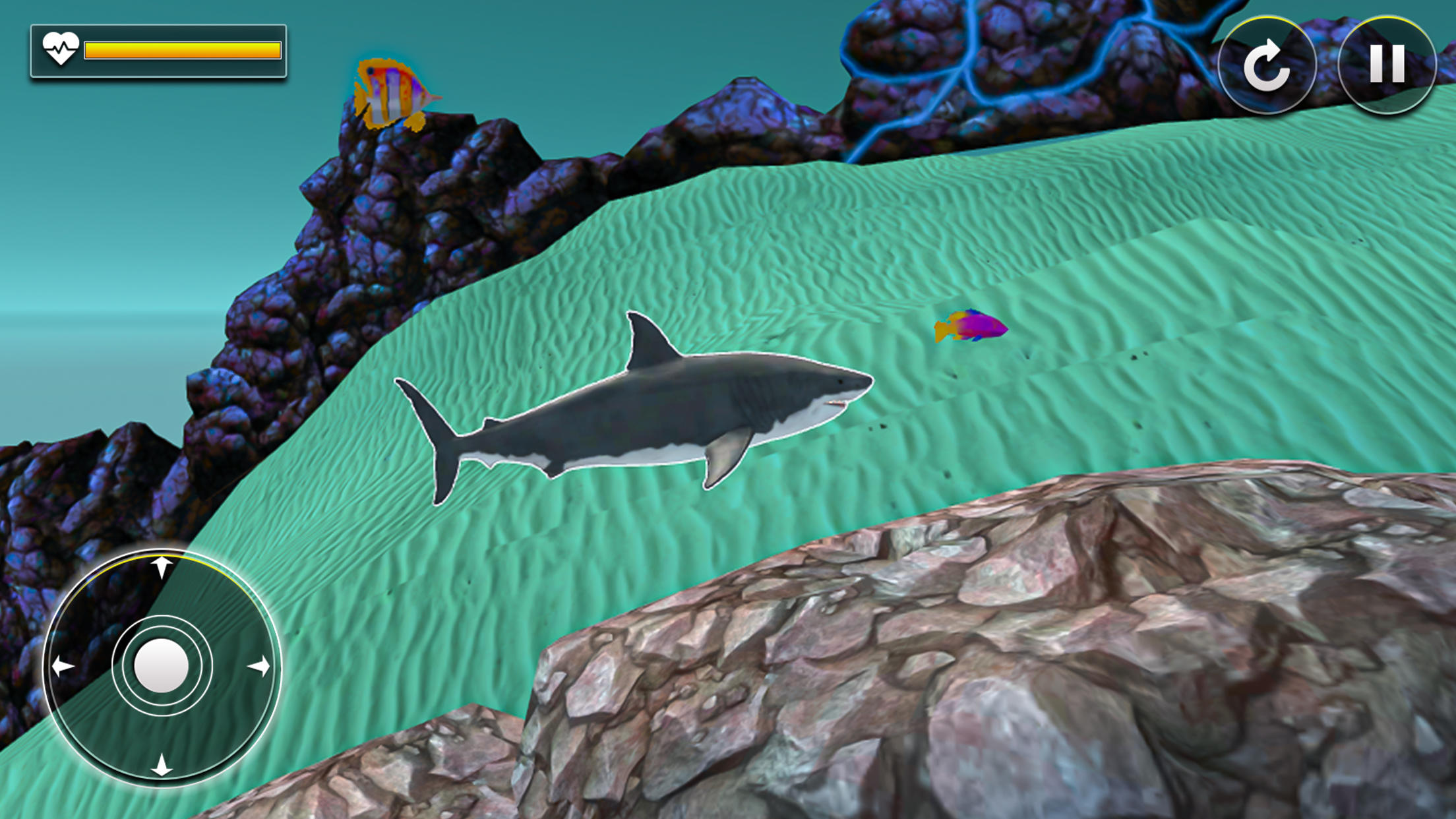 Angry White Shark Games 3d android iOS apk download for free-TapTap