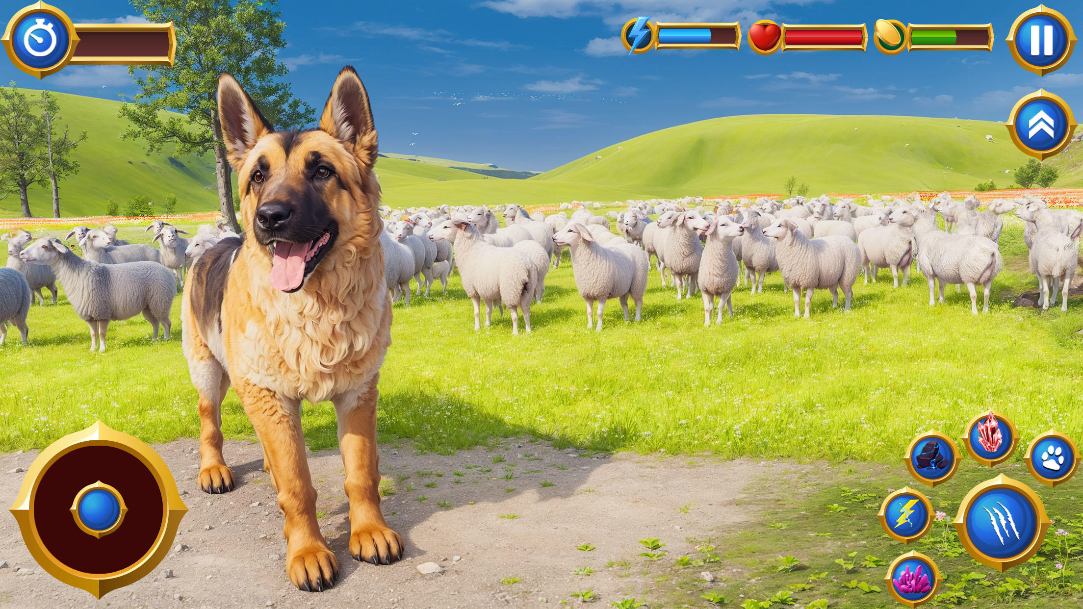 Wild Shepherd Dog Life Sim 3D android iOS apk download for free-TapTap