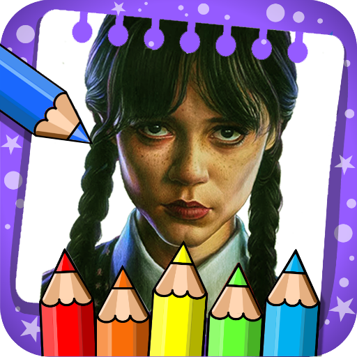 Wednesday Addams Coloring Book for Android/iOS - TapTap